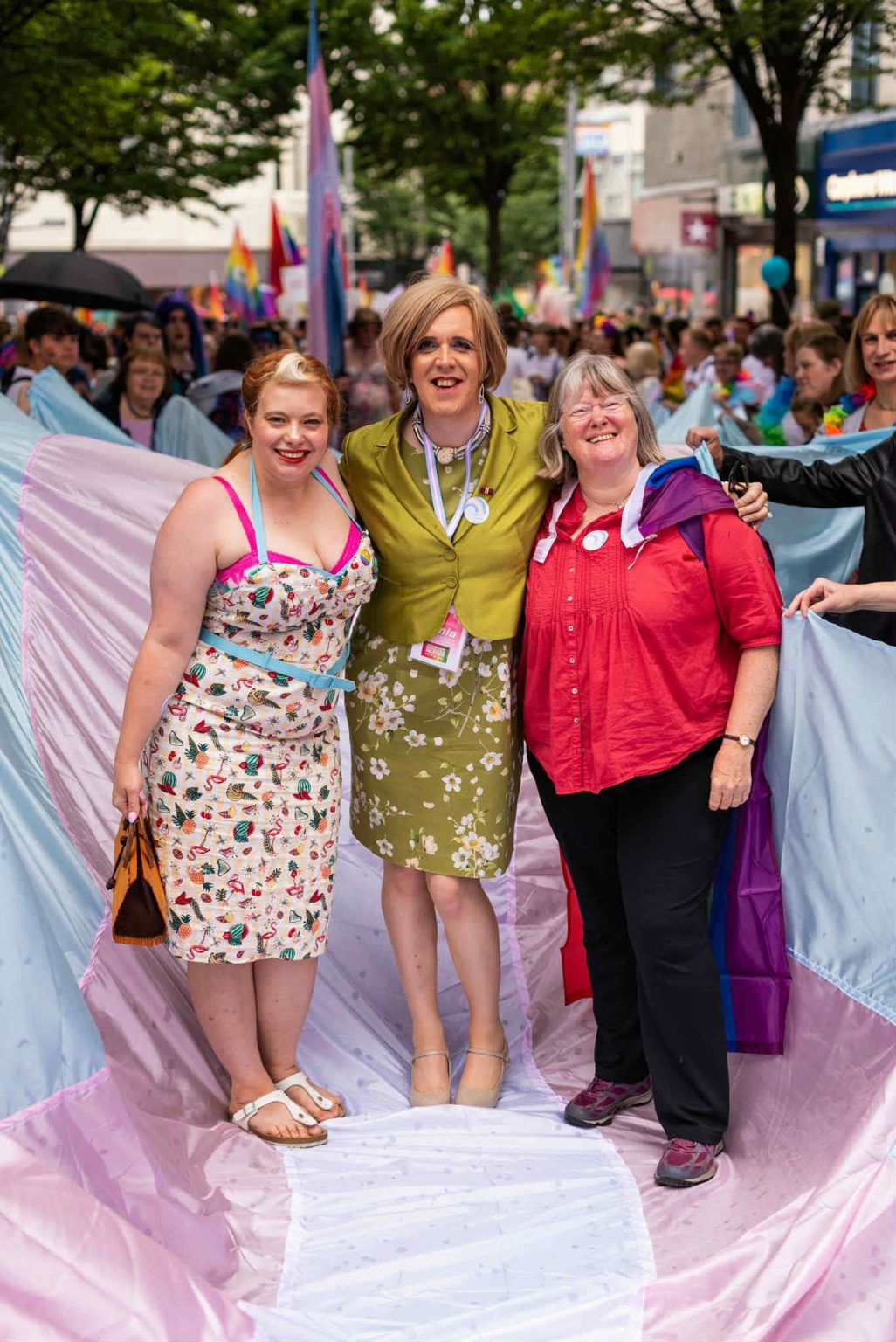 Europe’s Biggest Trans Flag - Pride in Belper